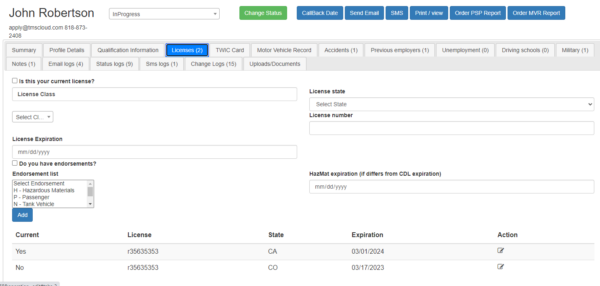 Truck Driver Recruiting Management Software CDL Drivers